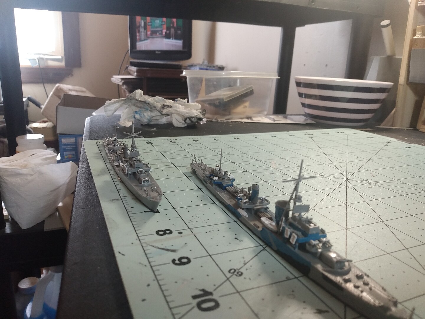 German Z Class Z37-39 Destroyer Boats -- Plastic Model Military Ship ...