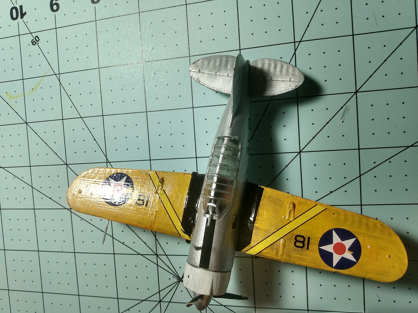 US F2A Buffalo -- Plastic Model Airplane Kit -- 1/72 Scale -- #hy80290 ...