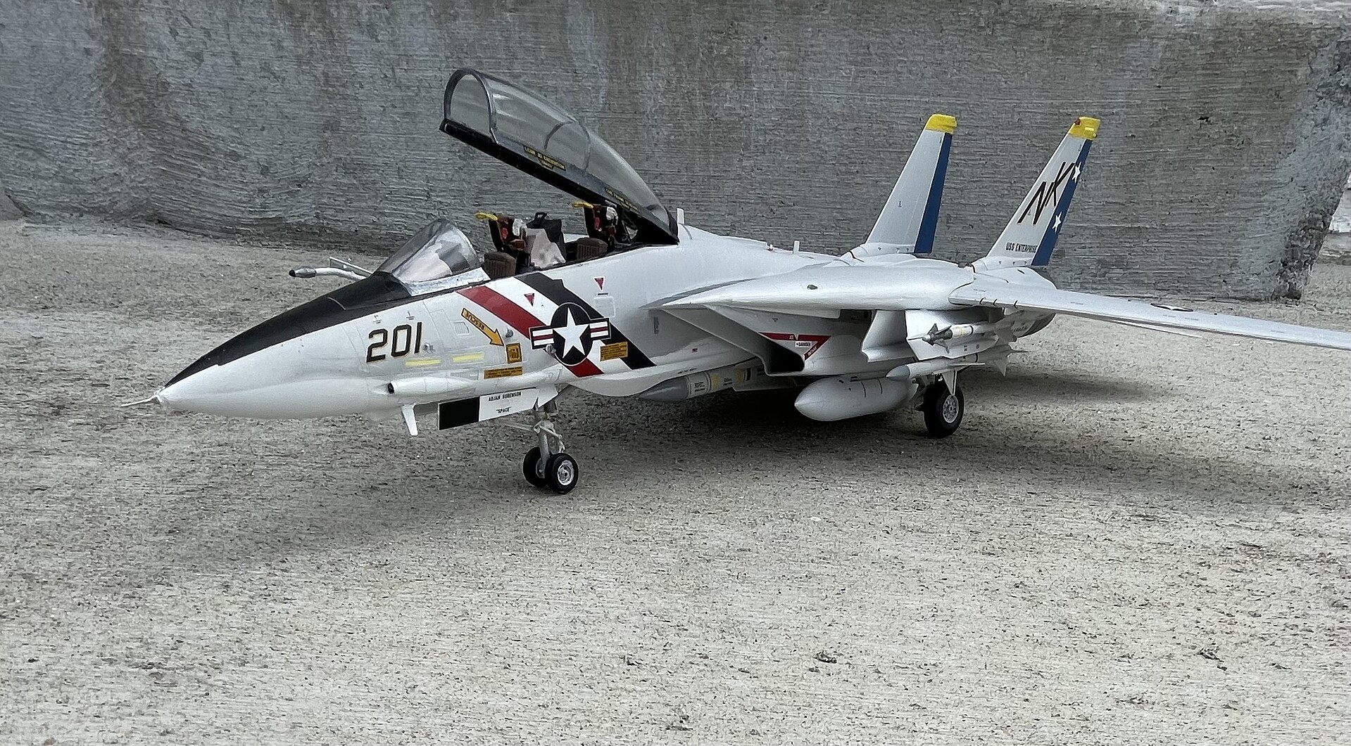 Grumman F-14A Tomcat -- Plastic Model Military Vehicle Kit -- 1/48 ...