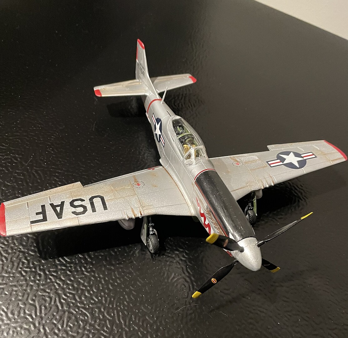 F-51D Mustang Korean War Fighter -- Plastic Model Airplane Kit -- 1/48 ...