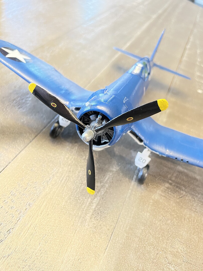 F4U-1/2 Bird Cage Corsair Fighter Aircraft -- Plastic Model Airplane ...