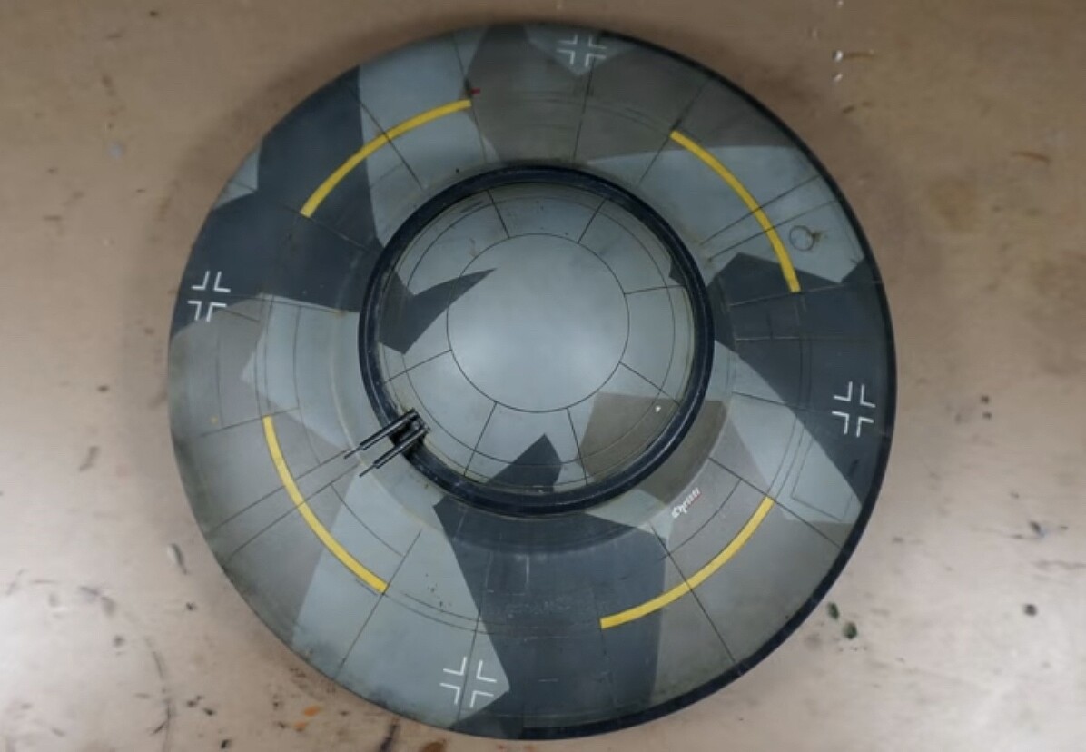 Haunebu II German WWII UFO Saucer Kit -- Science Fiction Plastic Model ...