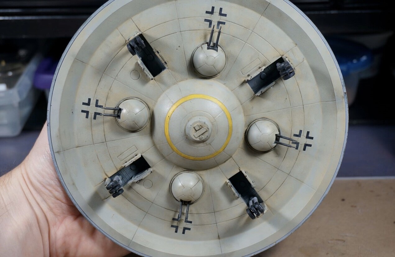 Haunebu II German WWII UFO Saucer Kit -- Science Fiction Plastic Model ...