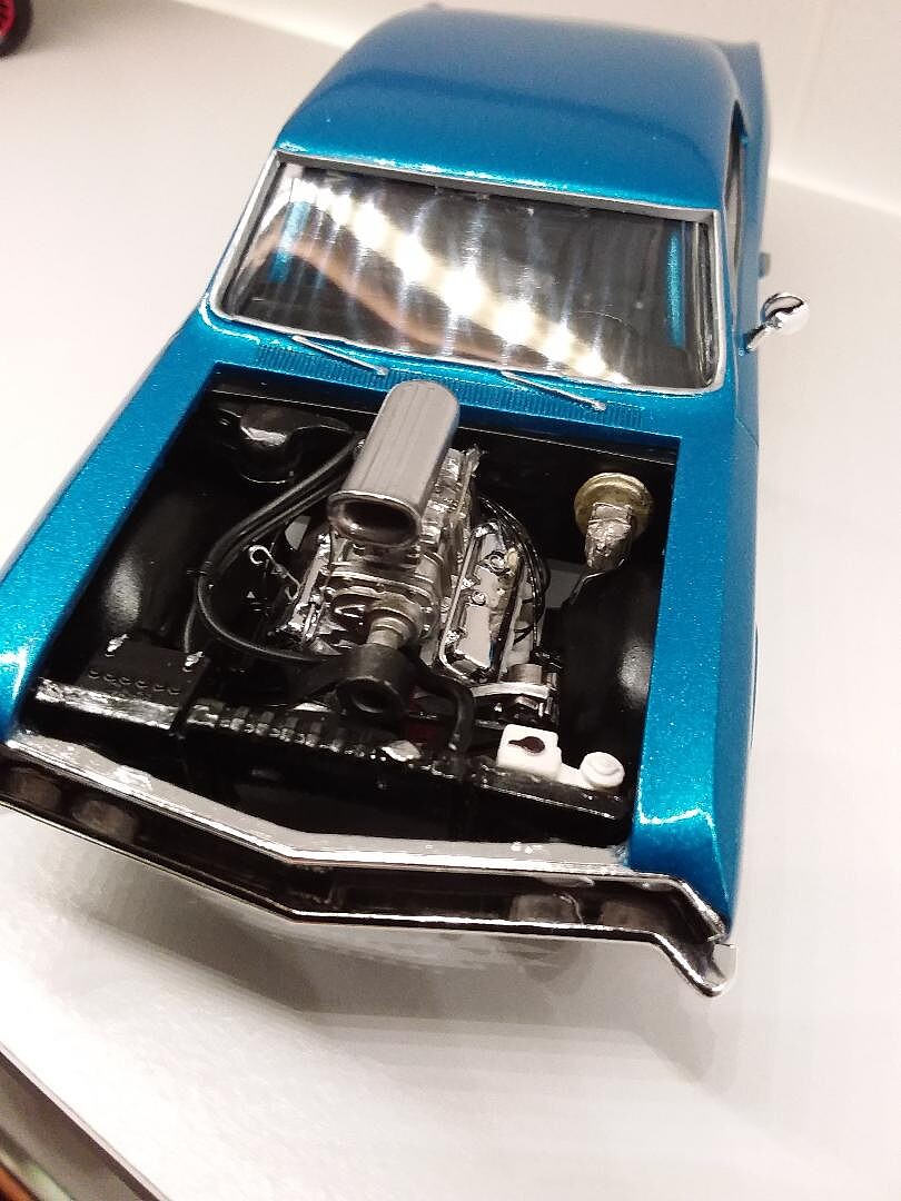 1967 Chevy Chevelle Pro Street Car -- 1/25 Scale -- Plastic Model Car ...