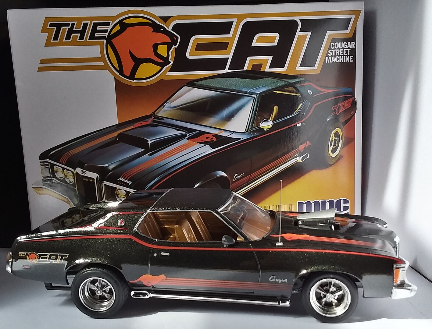 1973 Mercury Cougar The Cat -- Plastic Model Car Kit -- 1/25 Scale -- # ...
