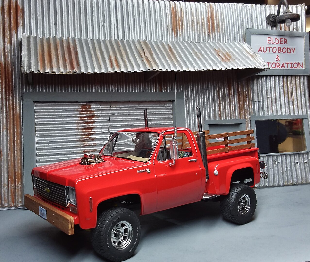 1977 Chevy Street Pickup Truck -- Plastic Model Truck Kit -- 1/25 Scale ...