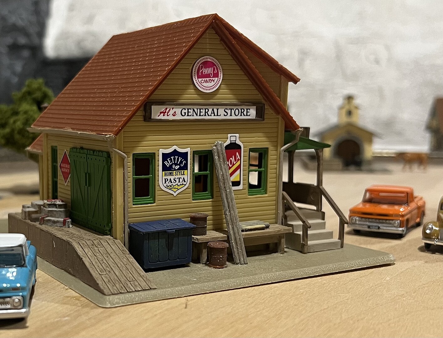 General Store Kit -- Model Train Building -- HO Scale -- #1351 pictures ...