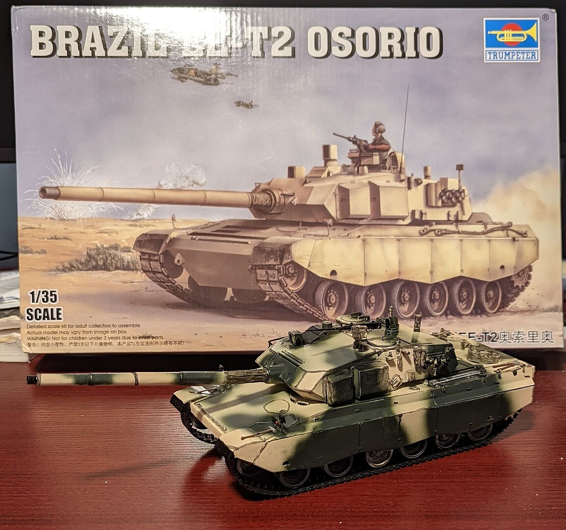 Gallery Pictures Trumpeter BRAZIL EE-T1OSORIO Plastic Model Military ...