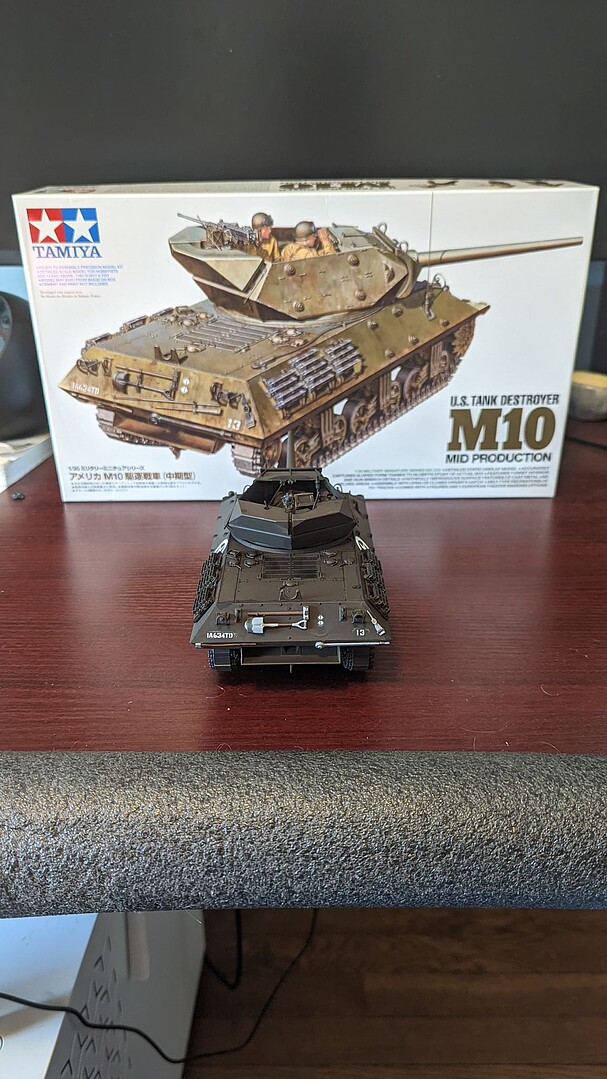 US Tank Destroyer M10 Mid Production -- 1/35 Scale Plastic Model ...