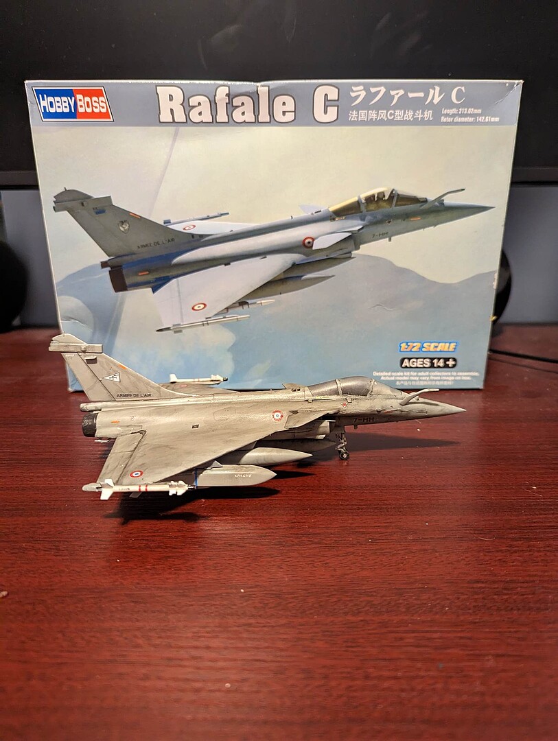 Dassault Rafale C -- Plastic Model Airplane Kit -- 1/72 Scale -- #87246 ...