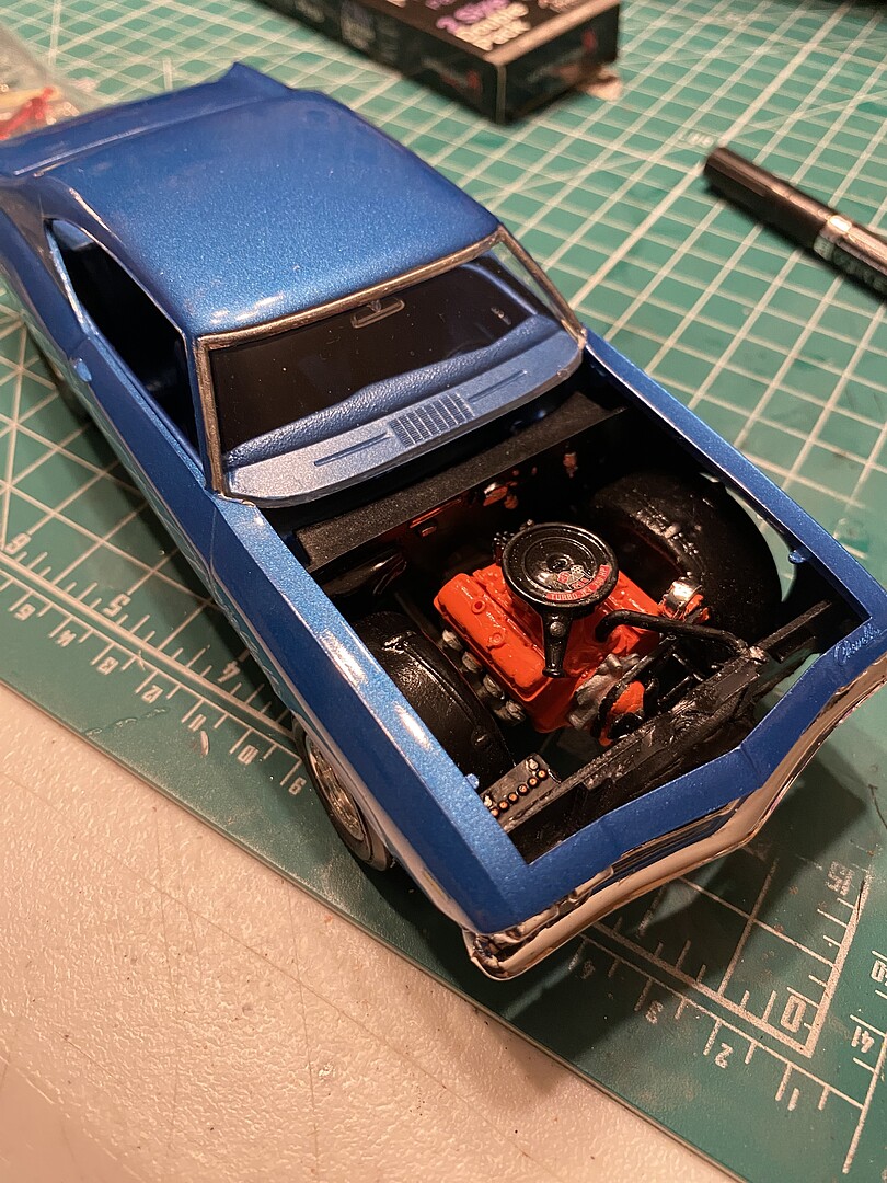 '69 Chevy Chevelle SS 396 -- Plastic Model Car Kit -- 1/25 Scale -- #854492 pictures by nuffsed56