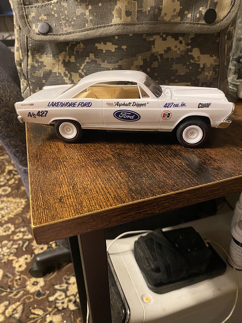 1966 Ford Fairlane 427 -- Plastic Model Car Truck Vehicle Kit -- 1/25 ...