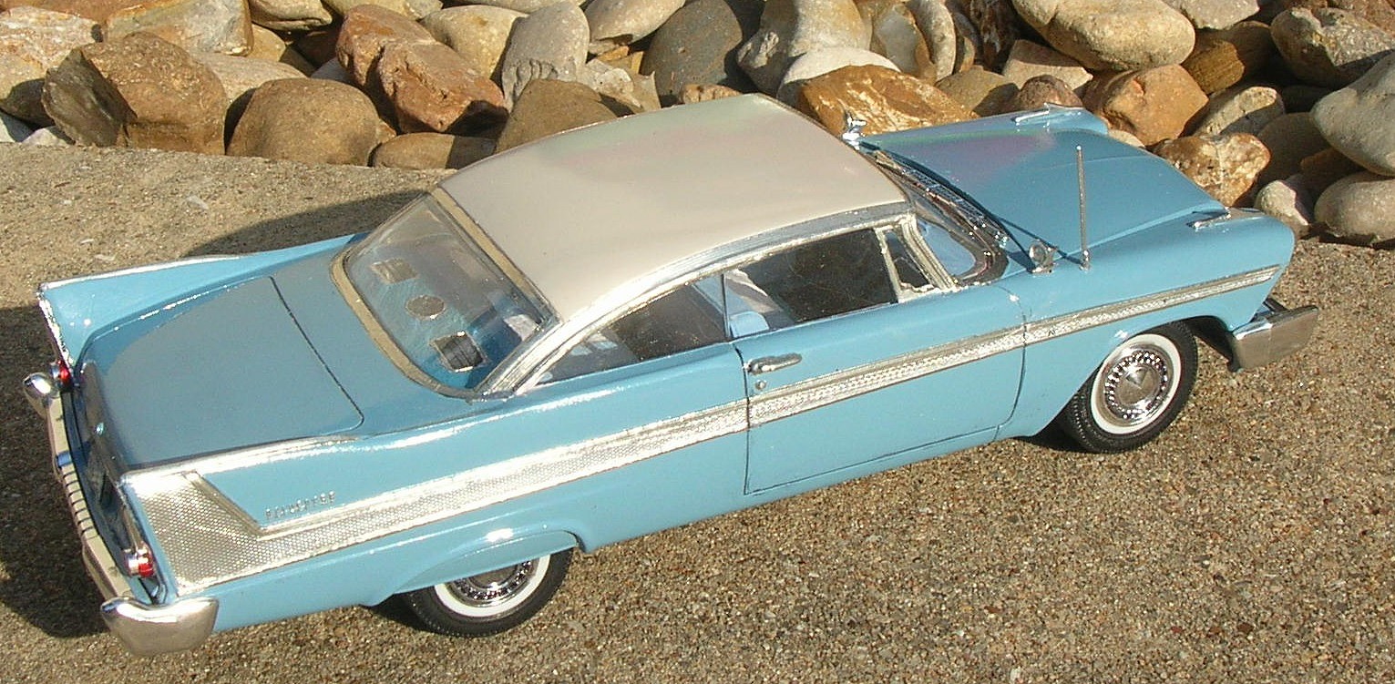 Gallery Pictures AMT 1958 Plymouth Christine Car (Red) Plastic Model ...