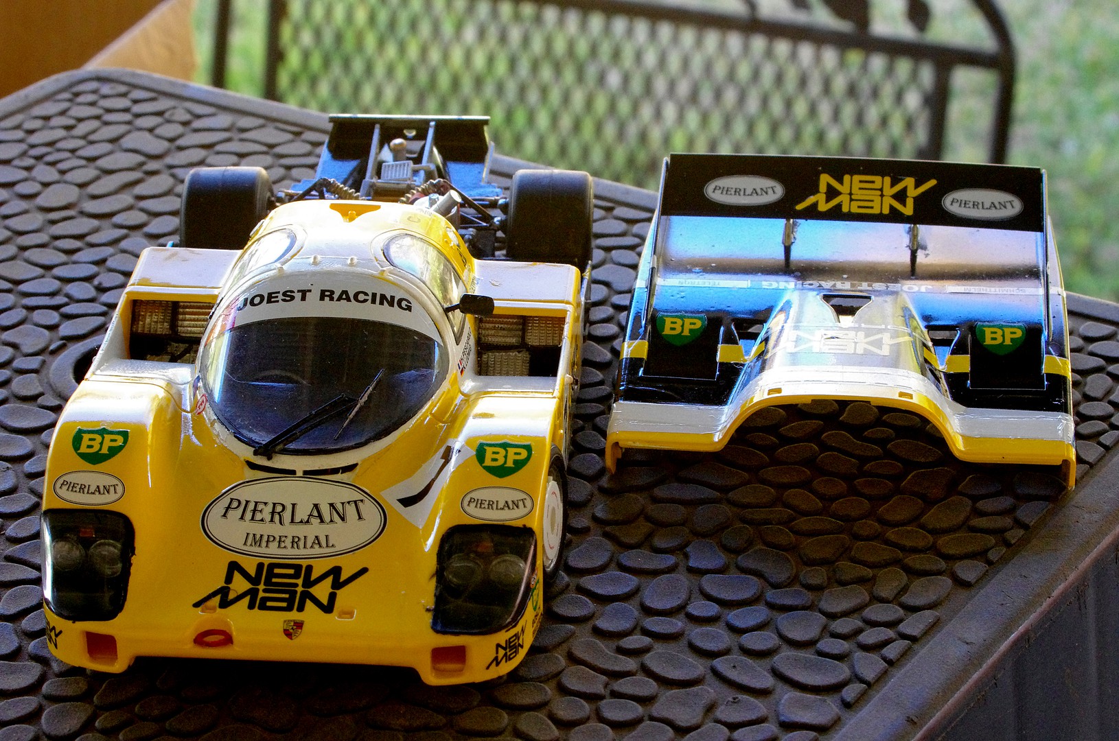 Porsche 956 Newman Racecar -- Plastic Model Car Kit -- 1/24 Scale ...