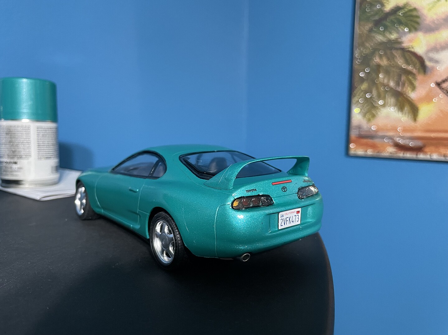 Toyota Supra Coupe Sportscar -- Plastic Model Car Kit -- 1/24 Scale ...