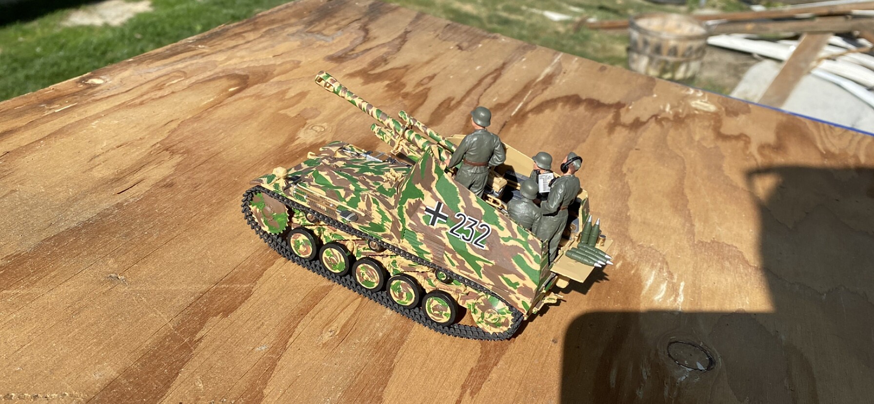 German SP Howitzer Wespe Italian Front Pictures