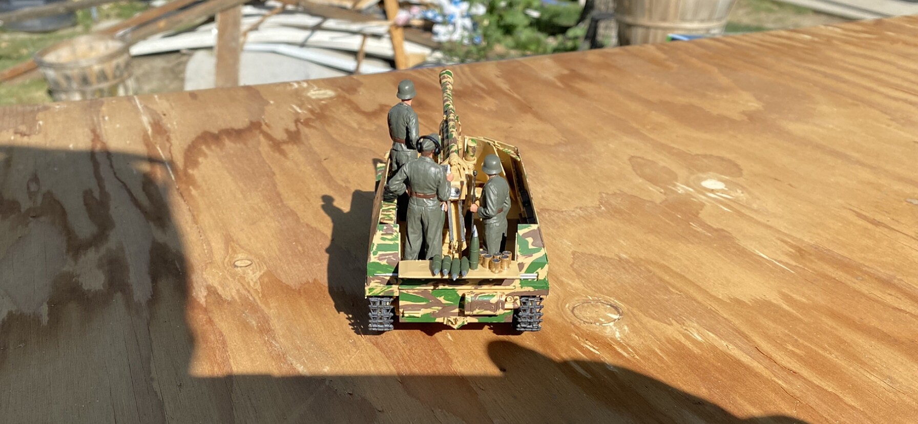 German SP Howitzer Wespe Italian Front Pictures