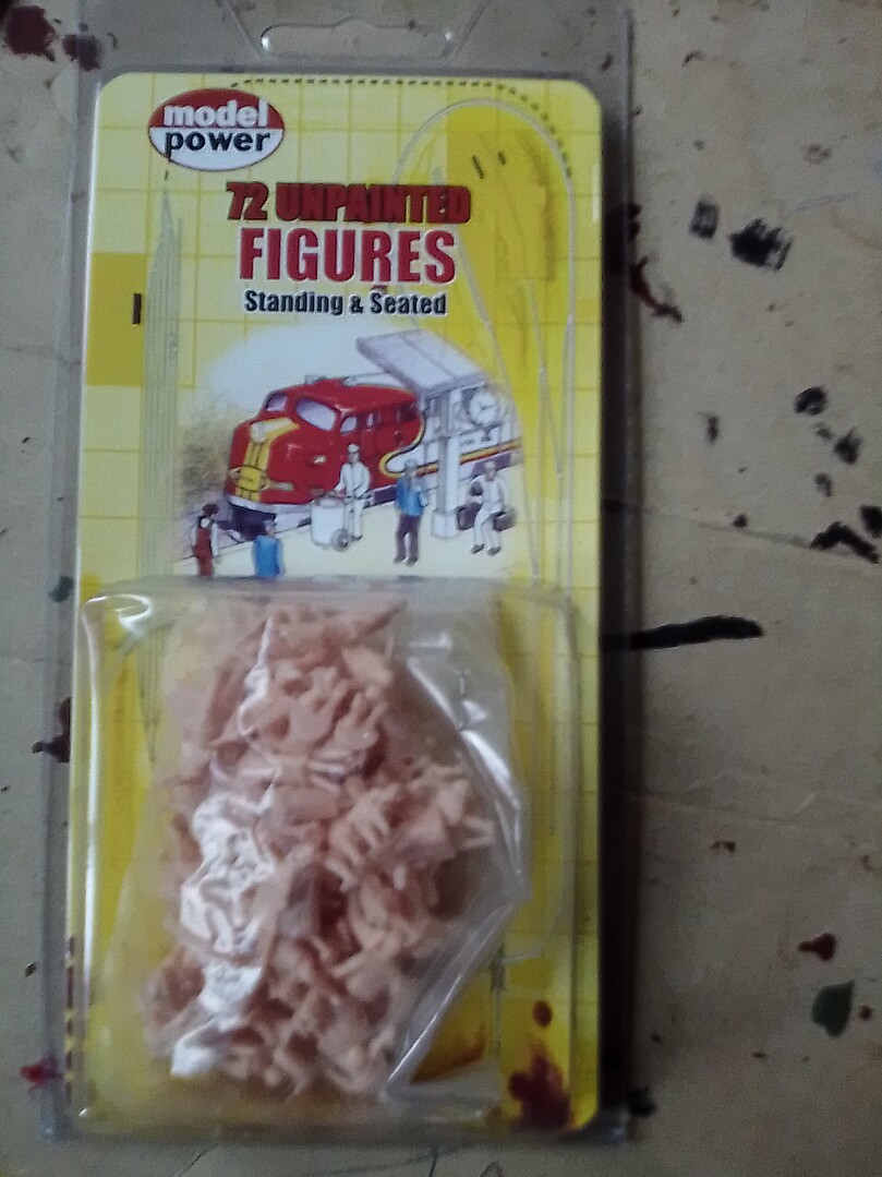 Unpainted Figures (72) -- HO Scale Model Railroad Figure -- #5772 ...