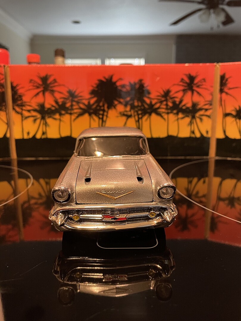 1957 Chevy Bel Air Pepper Shaker Race Car -- Plastic Model Car Vehicle ...