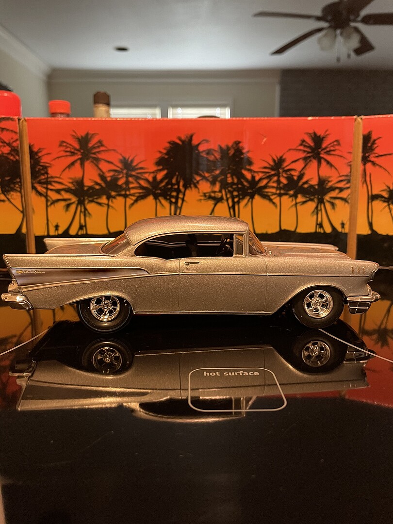 1957 Chevy Bel Air Pepper Shaker Race Car -- Plastic Model Car Vehicle ...