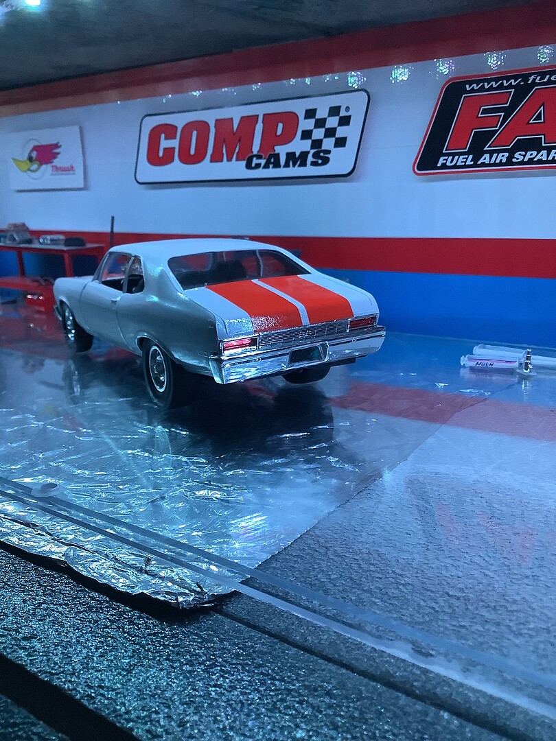 1972 Chevy Nova SS 'Old Pro' 2T -- Plastic Model Car Kit -- 1/25 Scale ...