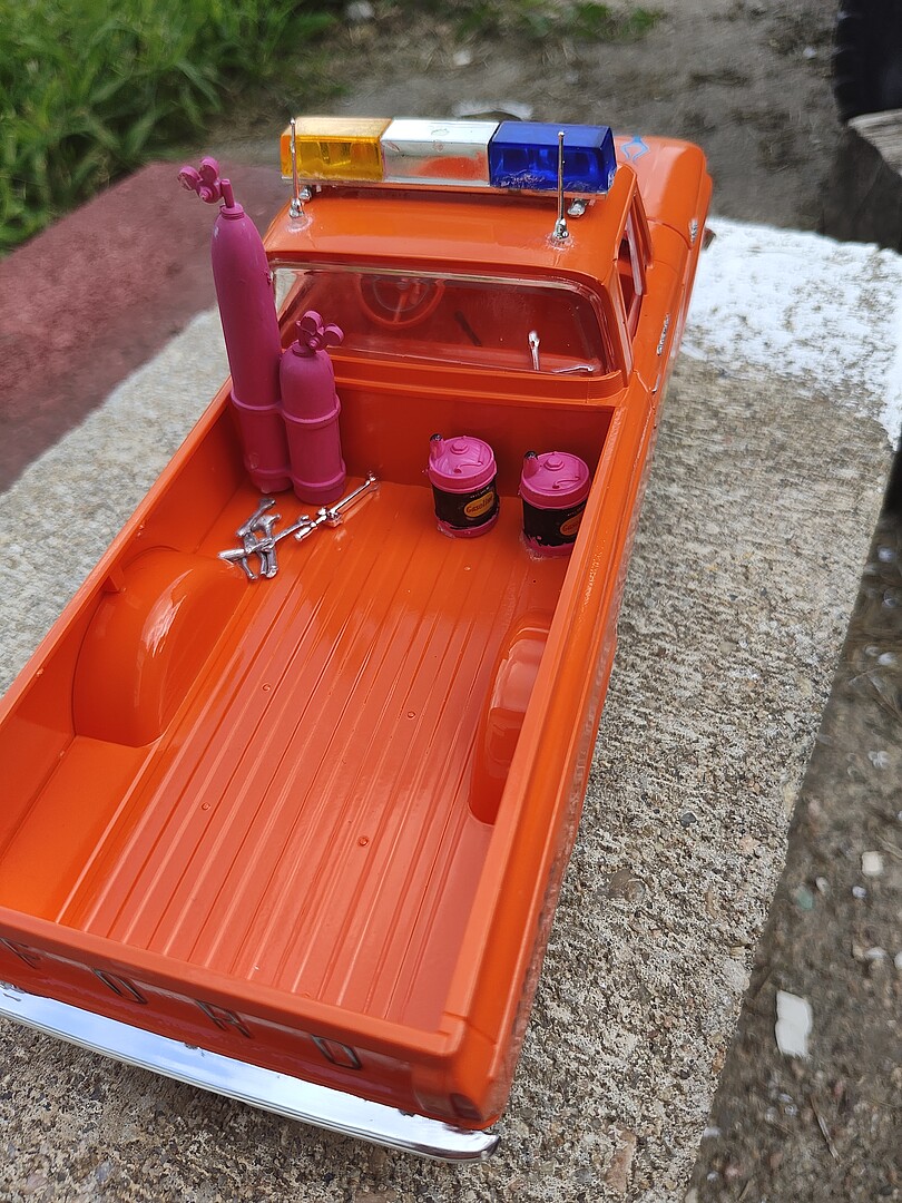 '63 Ford F-100 Camper Pickup -- Plastic Model Truck Vehicle Kit -- 1/25 ...