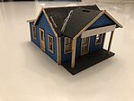 American-Models Company House Kit - 2-3/4 x 2-1/2 x 2'' HO Scale Model ...