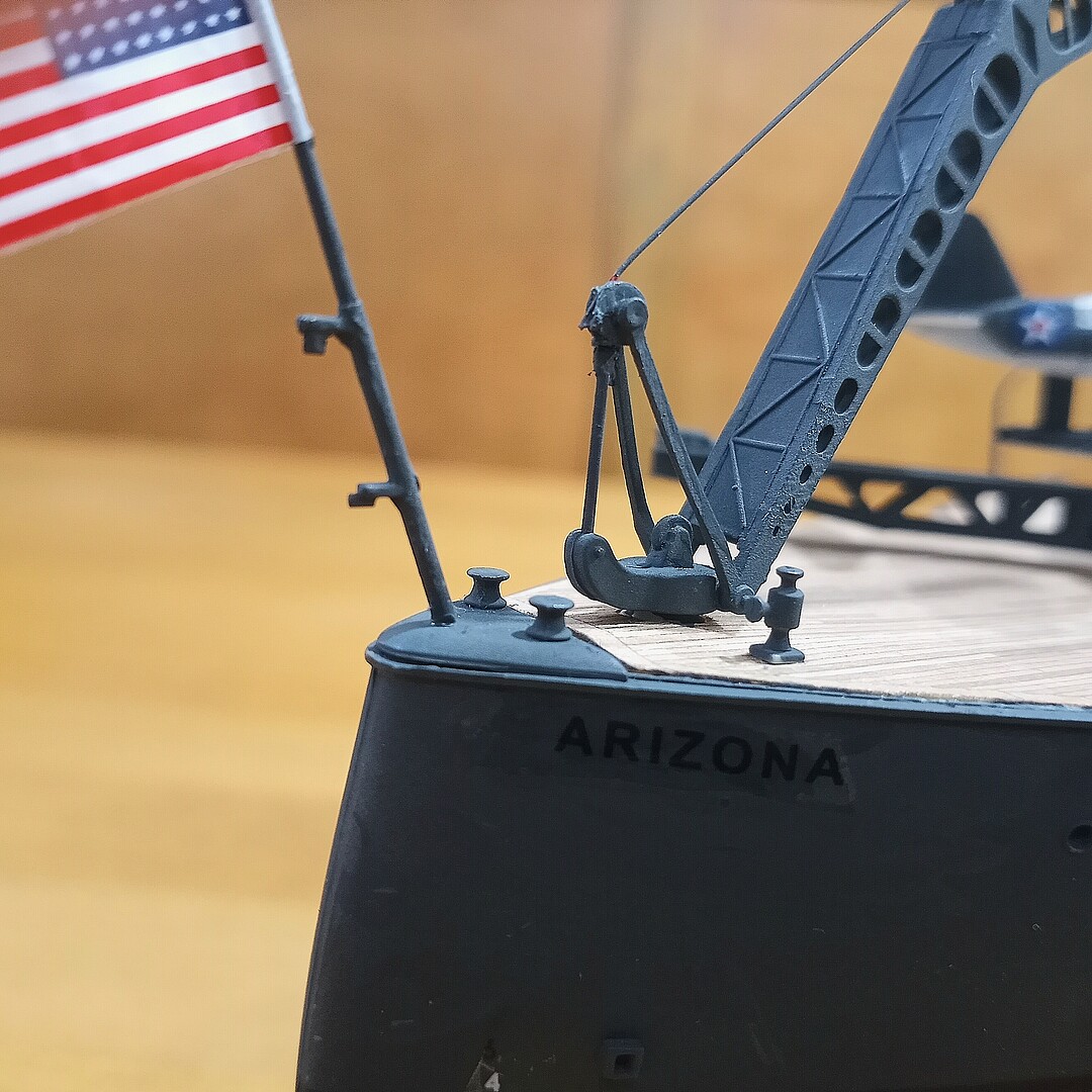 USS Arizona BB-39 Battleship 1941 -- Plastic Model Military Ship Kit ...