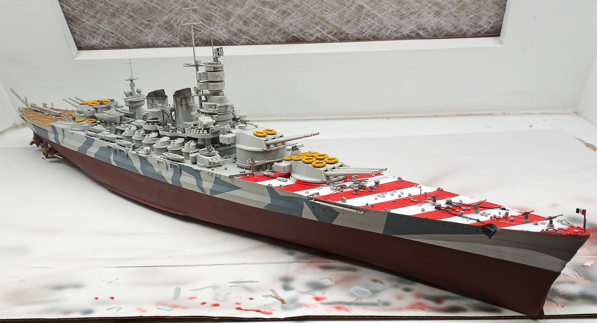 Gallery Pictures Trumpeter RN Roma Italian Navy Battleship 1943 Plastic ...