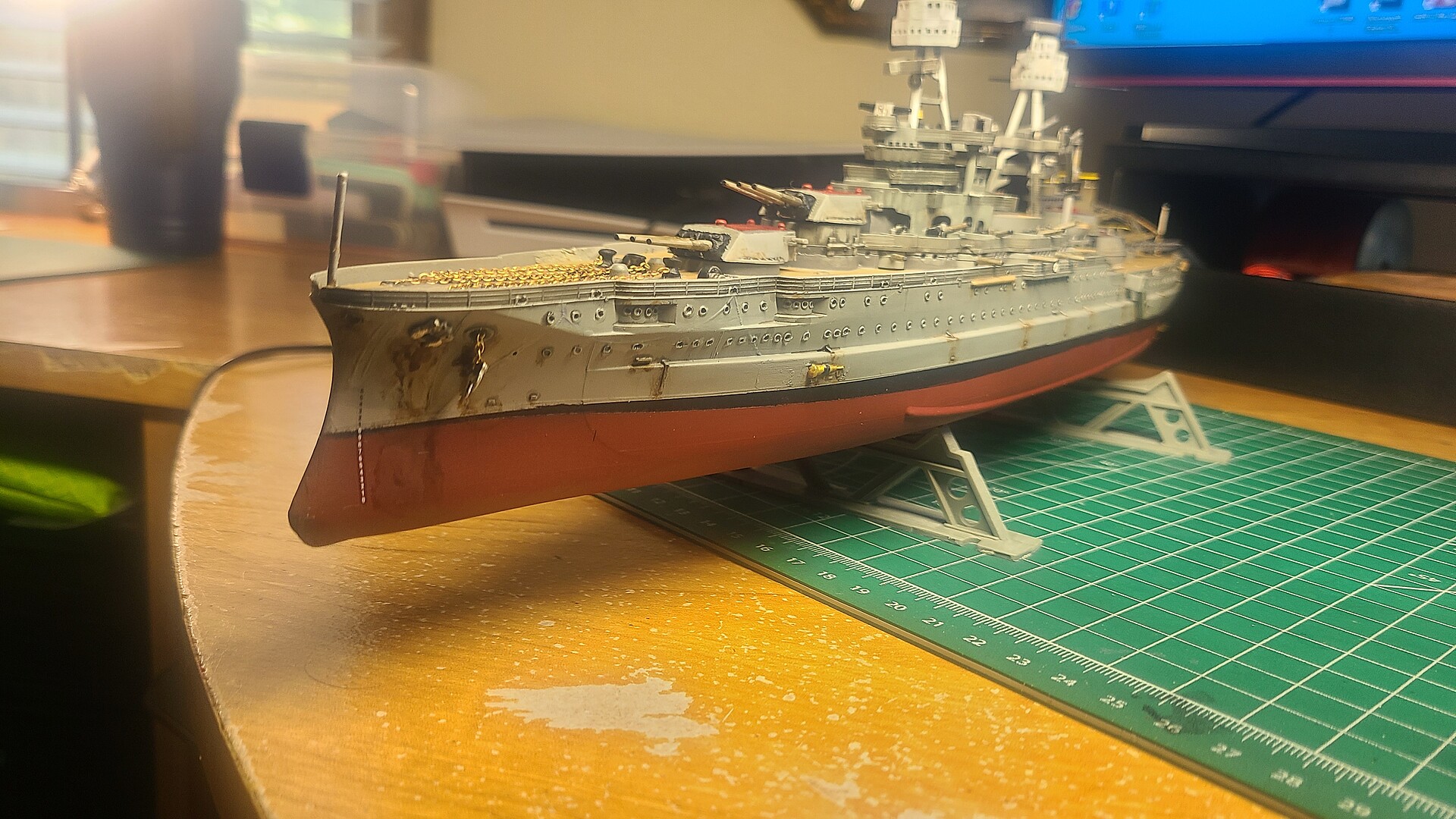 USS Arizona Battleship -- Plastic Model Military Ship Kit -- 1/426 ...