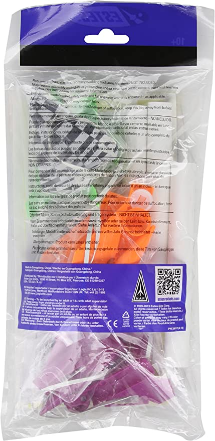 3 Bandits E2X Mini Model Rocket Kit -- Easy To Assemble -- #2435 ...