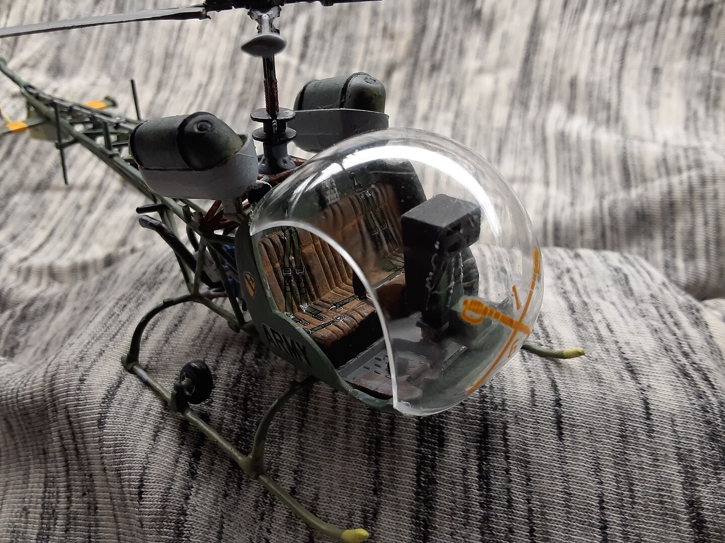 OH-13/AB-47 -- Plastic Model Helicopter Kit -- 1/72 Scale -- #550095 ...