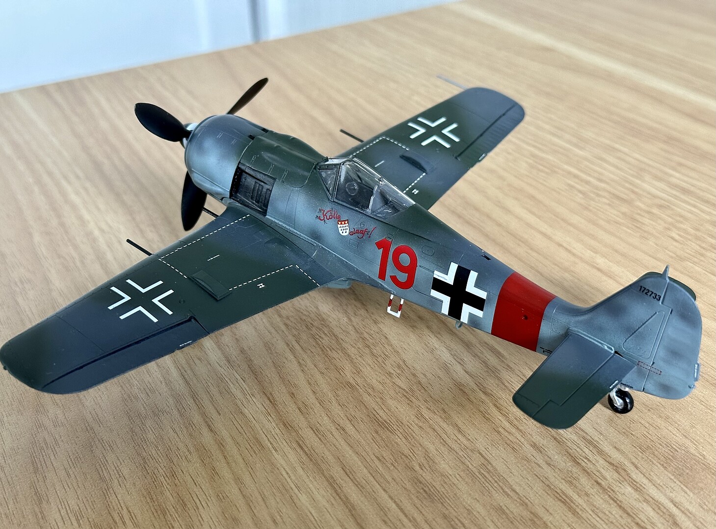 Focke-Wulf FW190 A-8/A-8 R2 Fighter WWII -- Plastic Model Airplane Kit ...