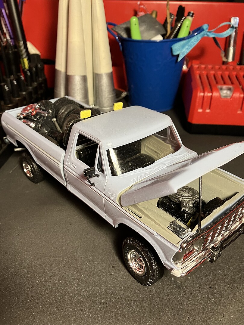 '78 FORD PICKUP 1-25 -- Plastic Model Truck Kit -- #858 pictures by gooby