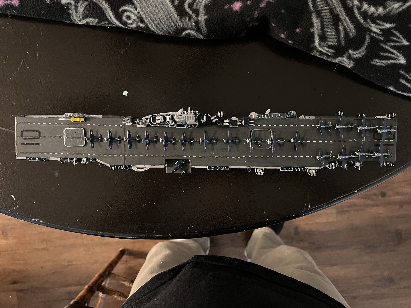 USS Yorktown CV10 Aircraft Carrier -- Plastic Model Military Ship Kit ...