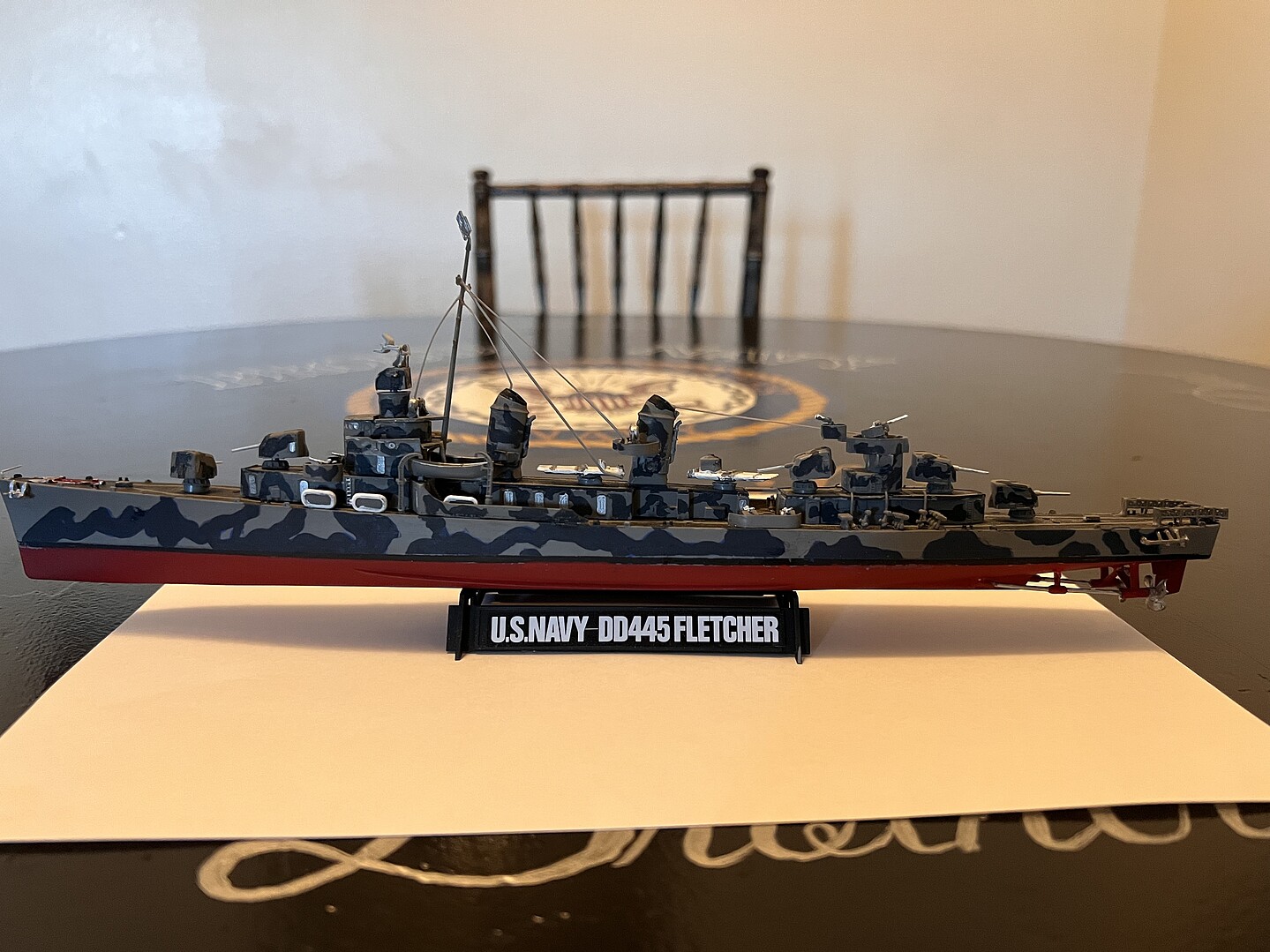 Gallery Pictures Tamiya USS Fletcher DD445 Destroyer Waterline Plastic ...