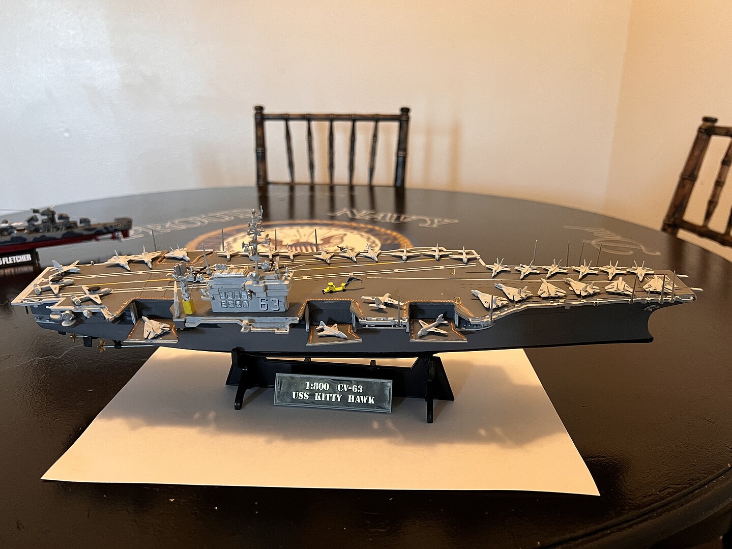 USS Kitty Hawk CV63 Aircraft Carrier -- Plastic Model Military Ship Kit ...