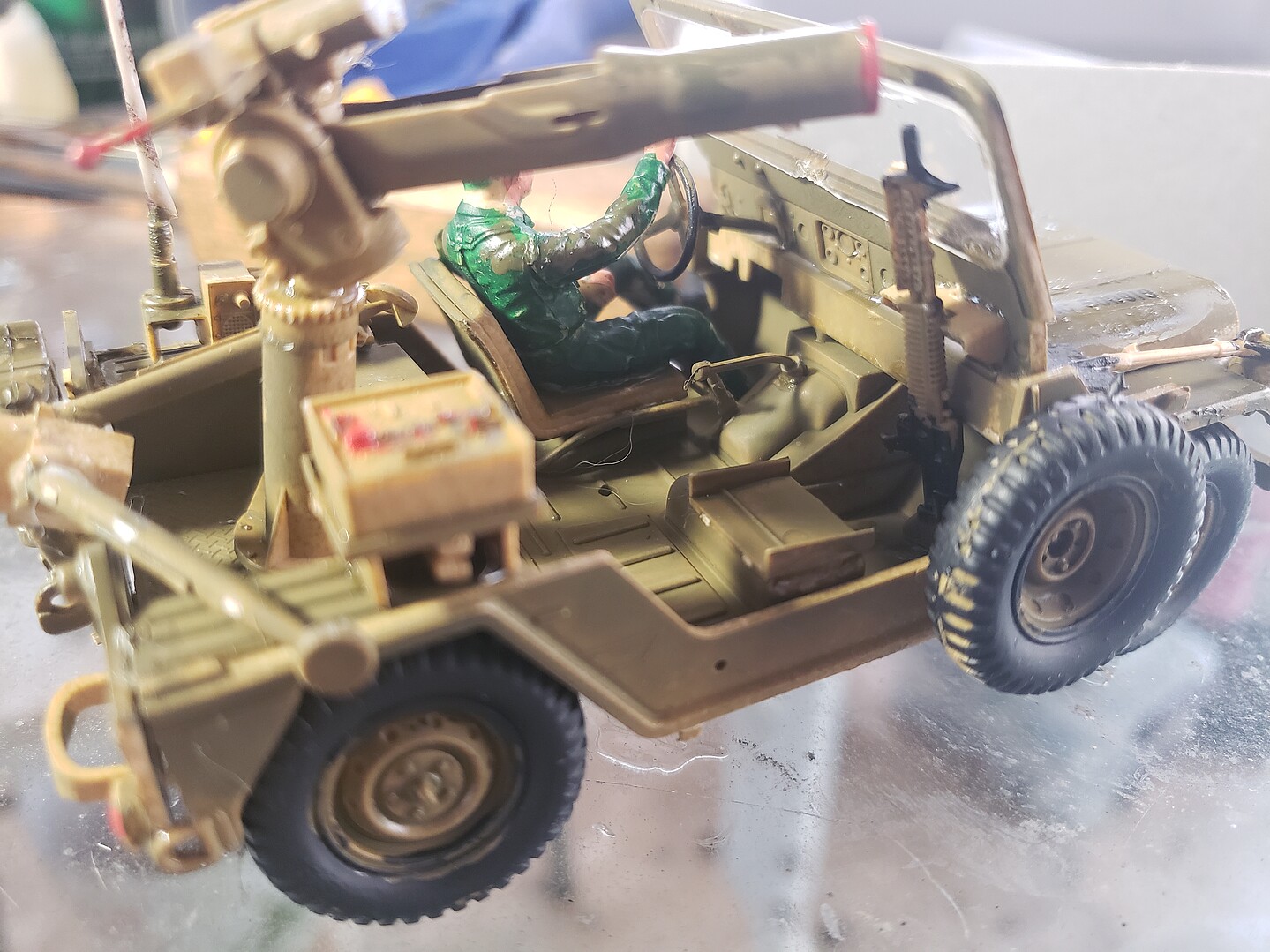 US M151A2 w/Tow Launcher -- Plastic Model Military Vehicle Kit -- 1/35 ...