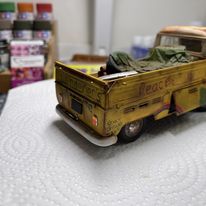 VW Type 2 Pickup Truck -- Plastic Model Truck Kit -- 1/24 Scale ...