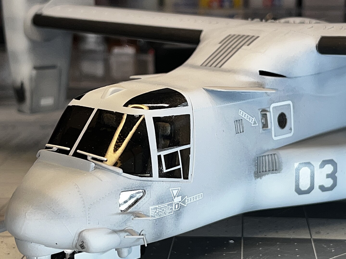 V-22 Osprey -- Plastic Model Helicopter Kit -- 1/48 Scale -- #552622 ...