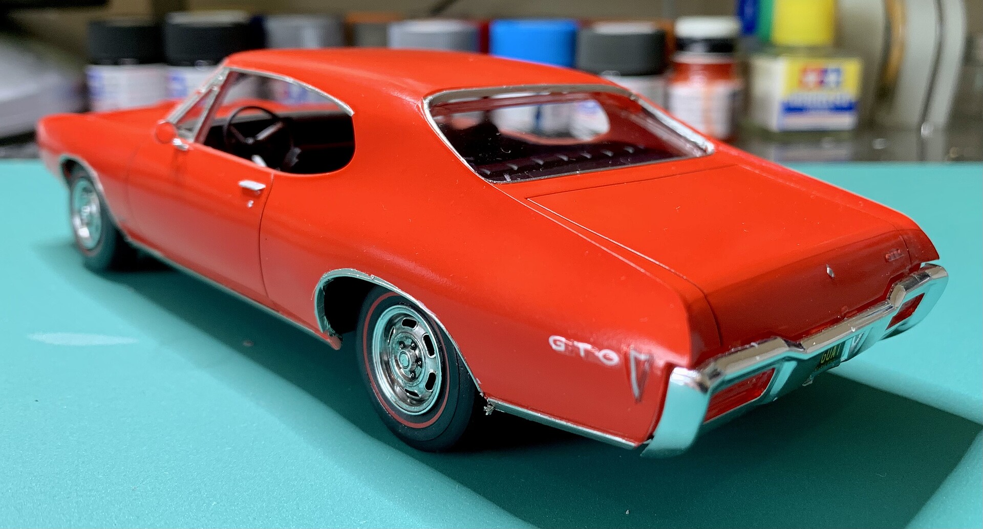 1968 Pontiac GTO Hardtop Craftsman -- Plastic Model Car -- 1/25 Scale ...