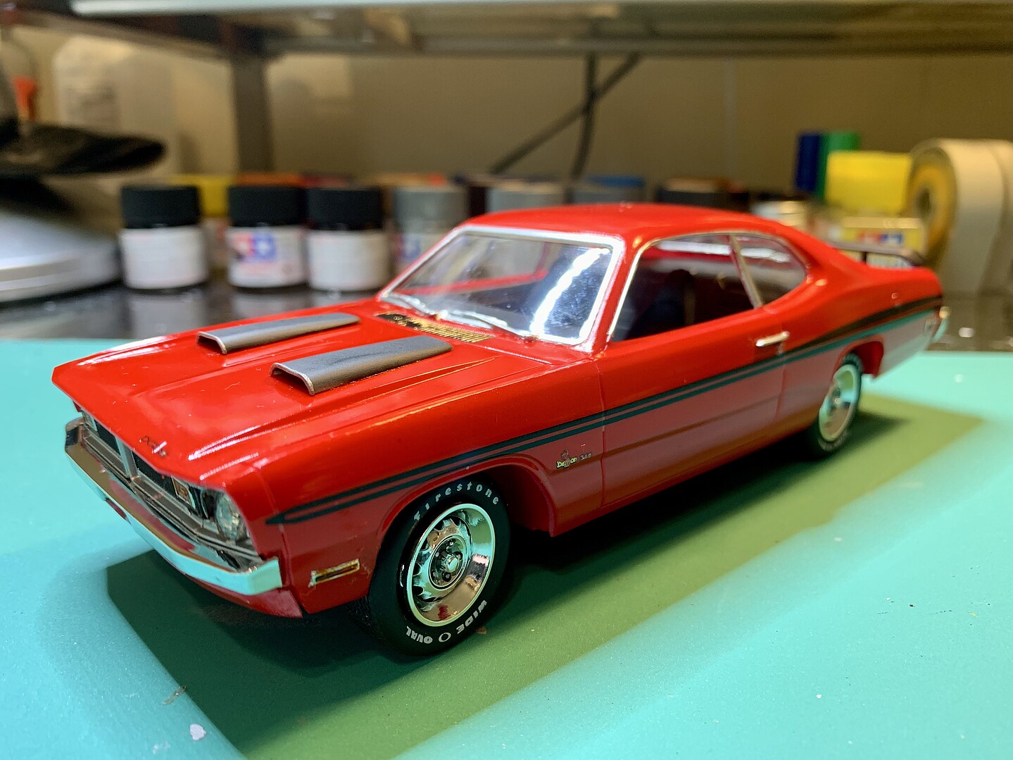 1971 Dodge Demon Car (Customizing Kit) -- Plastic Model Car Kit -- 1/25 ...