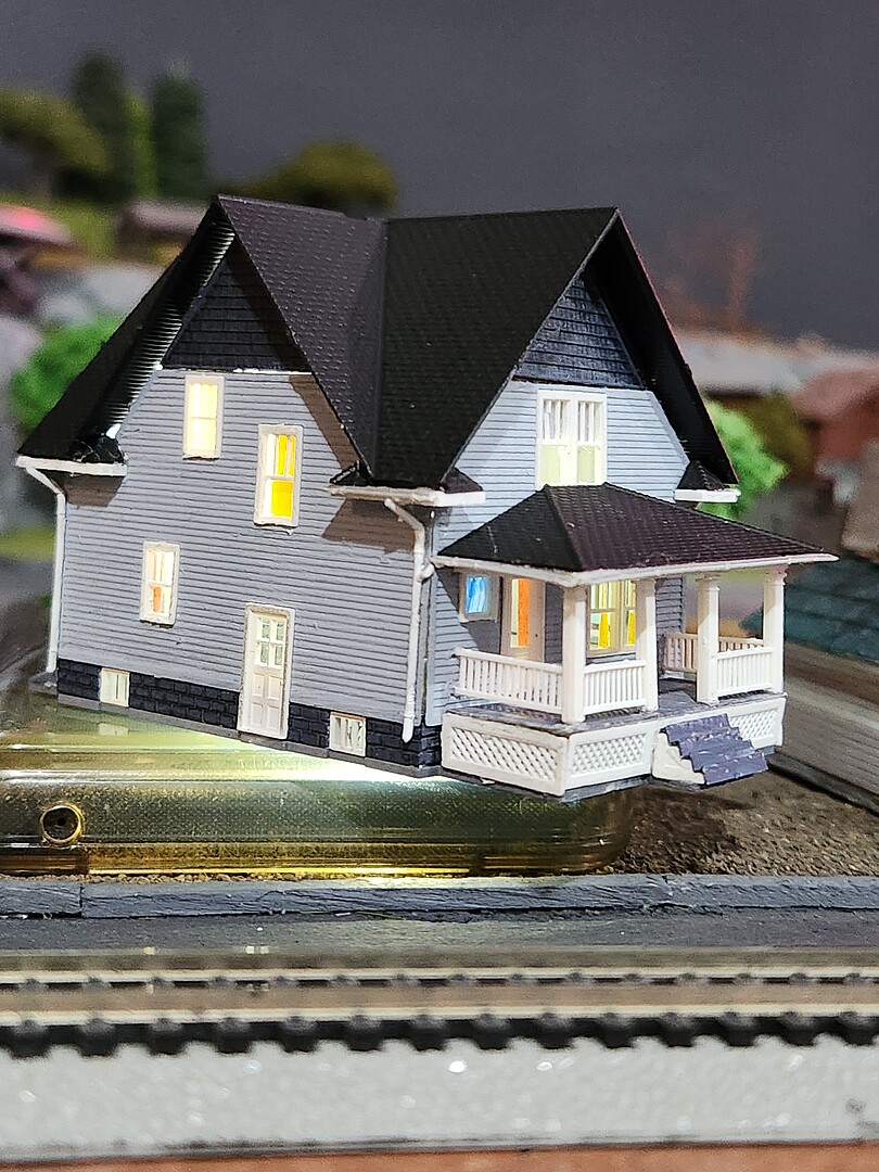 Kim's Classic American Home Kit -- N Scale Model Railroad Building ...