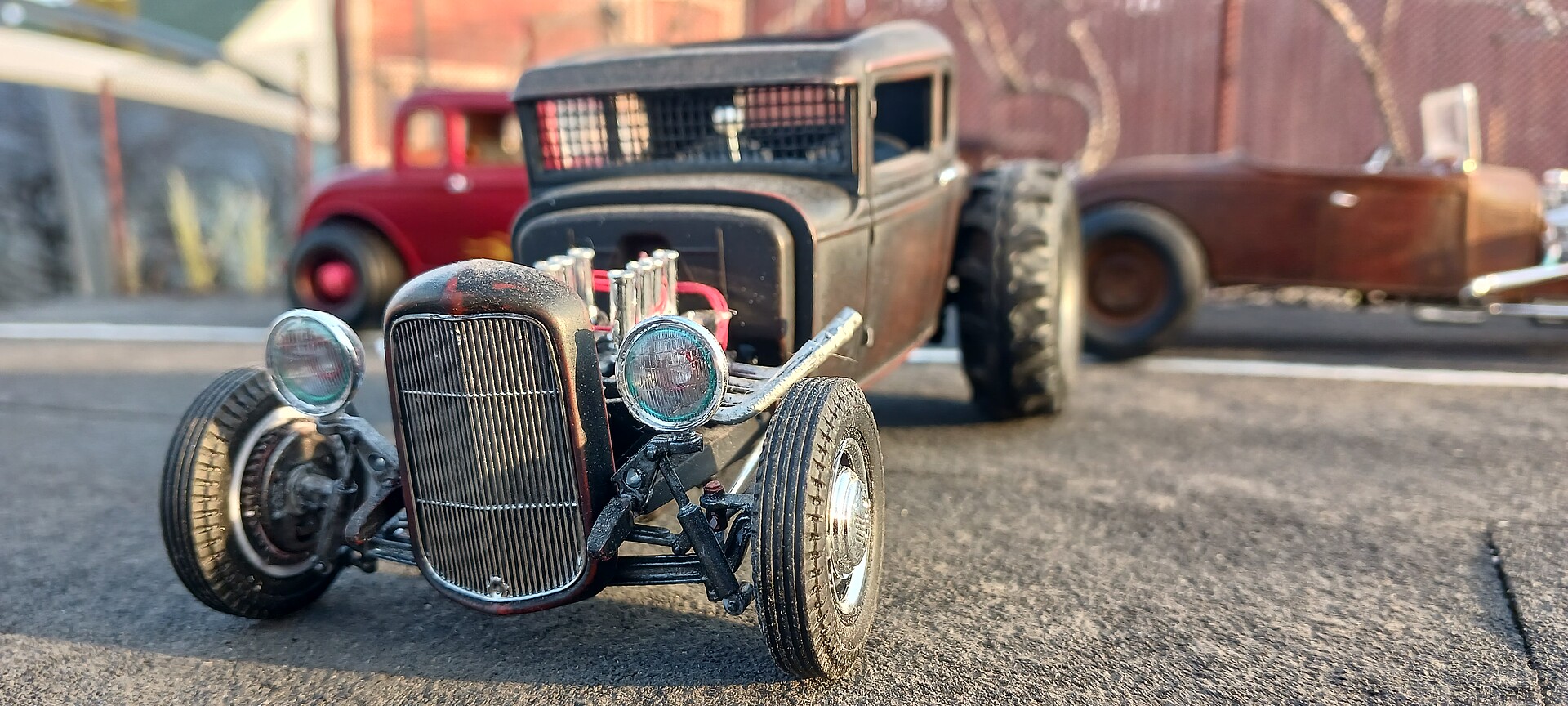 1930 Ford A Coupe (2 in 1) -- Plastic Model Car Kit -- 1/25 Scale ...