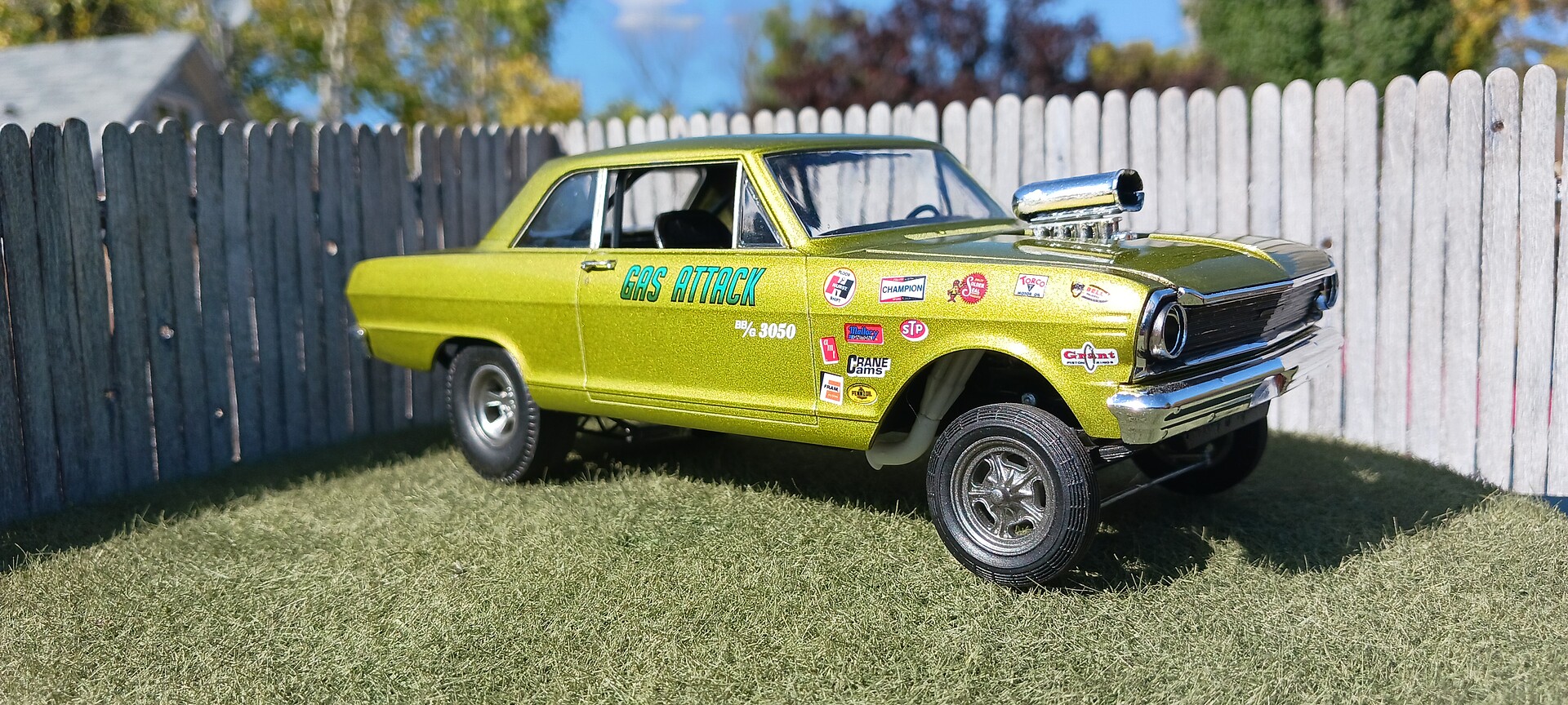 Chevy II Gasser -- Plastic Model Car Kit -- 1/25 Scale -- #2324 ...