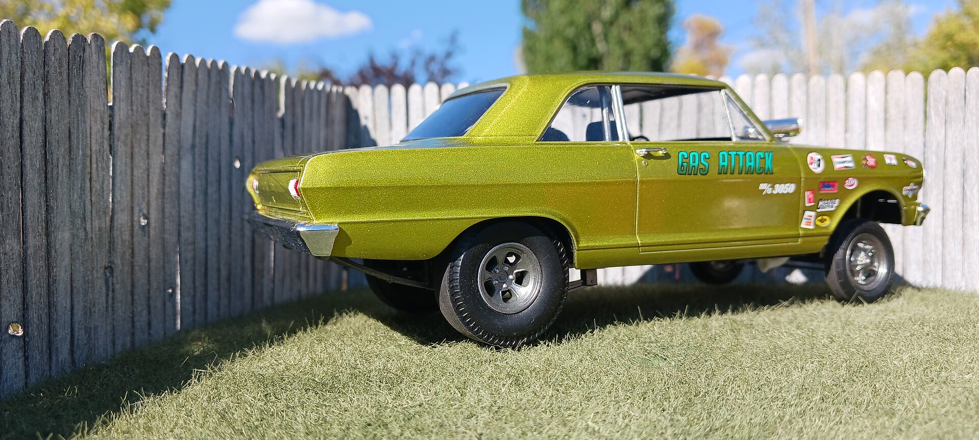 Chevy II Gasser -- Plastic Model Car Kit -- 1/25 Scale -- #2324 ...