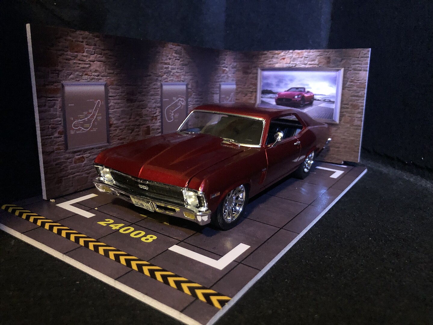 1969 Chevy Nova SS -- Plastic Model Car Kit -- 1/25 Scale -- #852098 ...