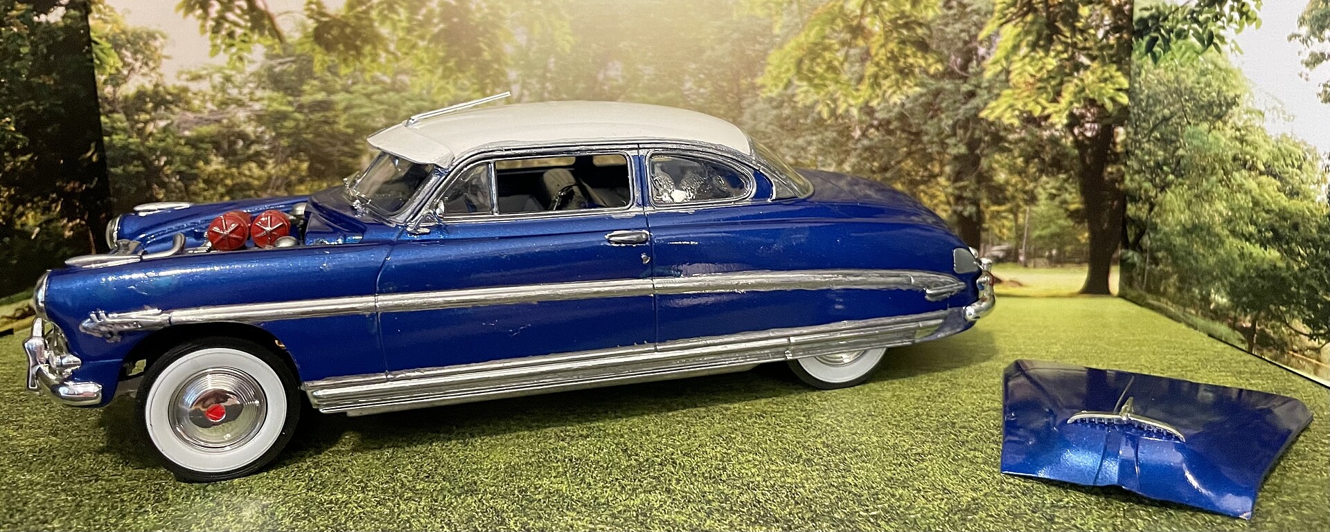 1953 Hudson Hornet -- Plastic Model Car Kit -- 1/25 Scale -- #1200 ...