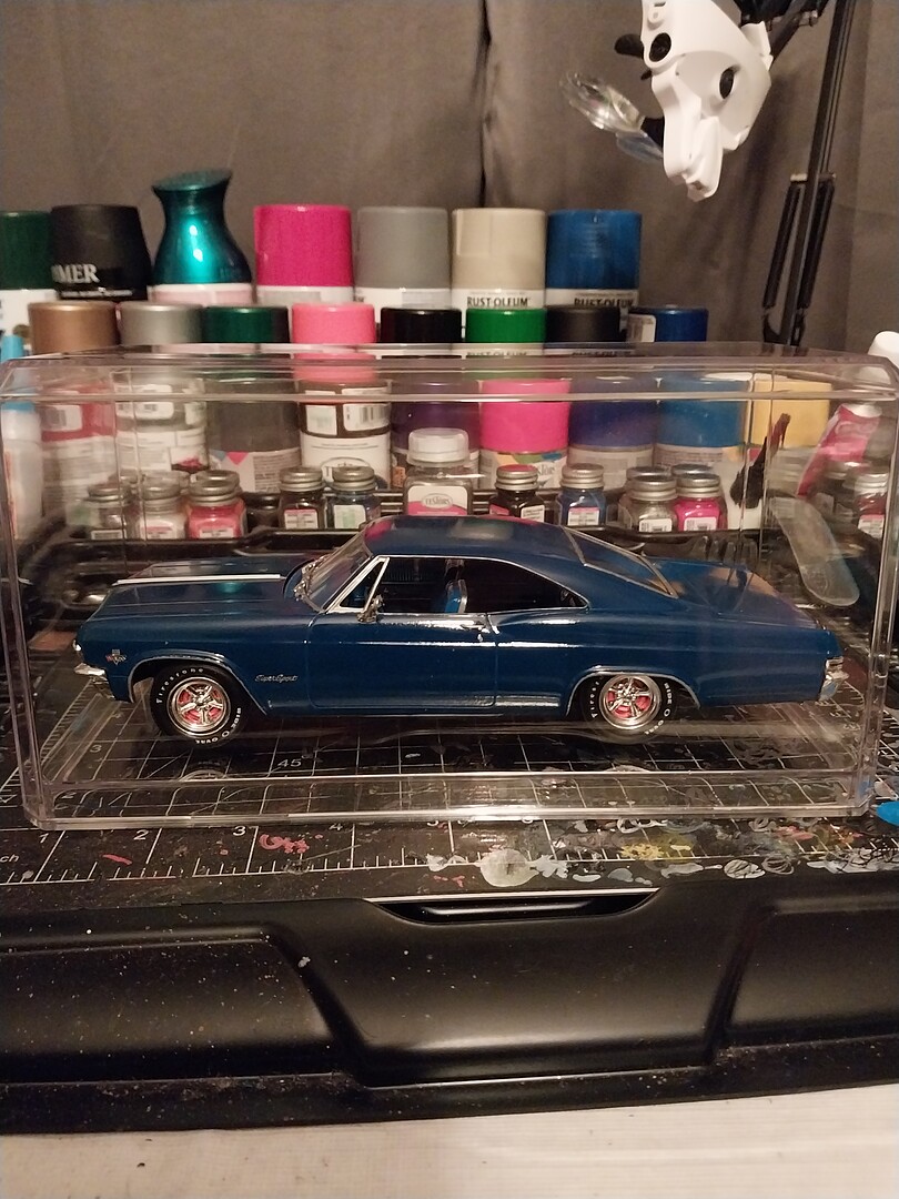 1965 Chevy Impala -- Plastic Model Car Kit -- 1/25 Scale -- #85-4190 pictures by Duane P ...