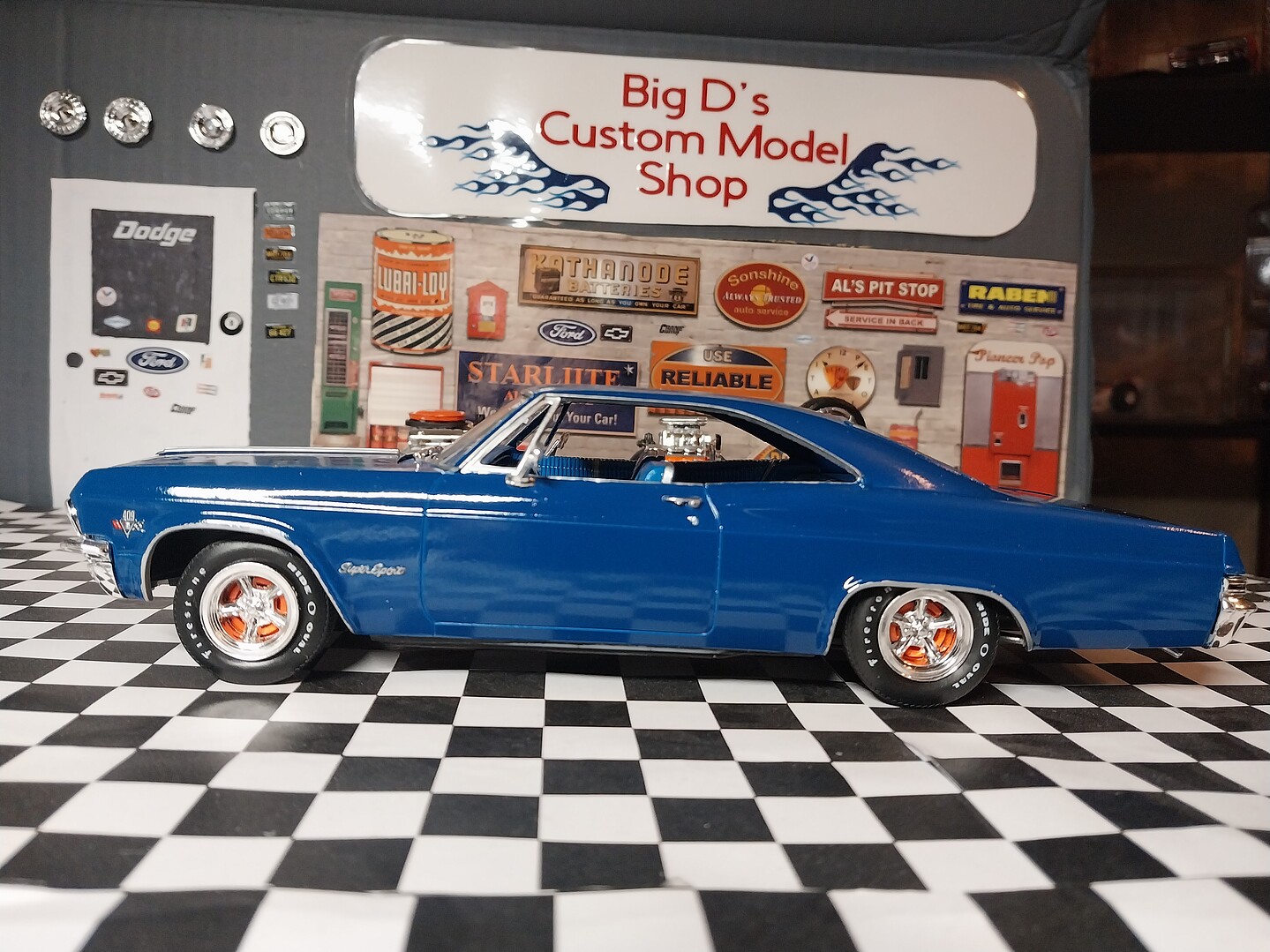1965 Chevy Impala -- Plastic Model Car Kit -- 1/25 Scale -- #85-4190 ...